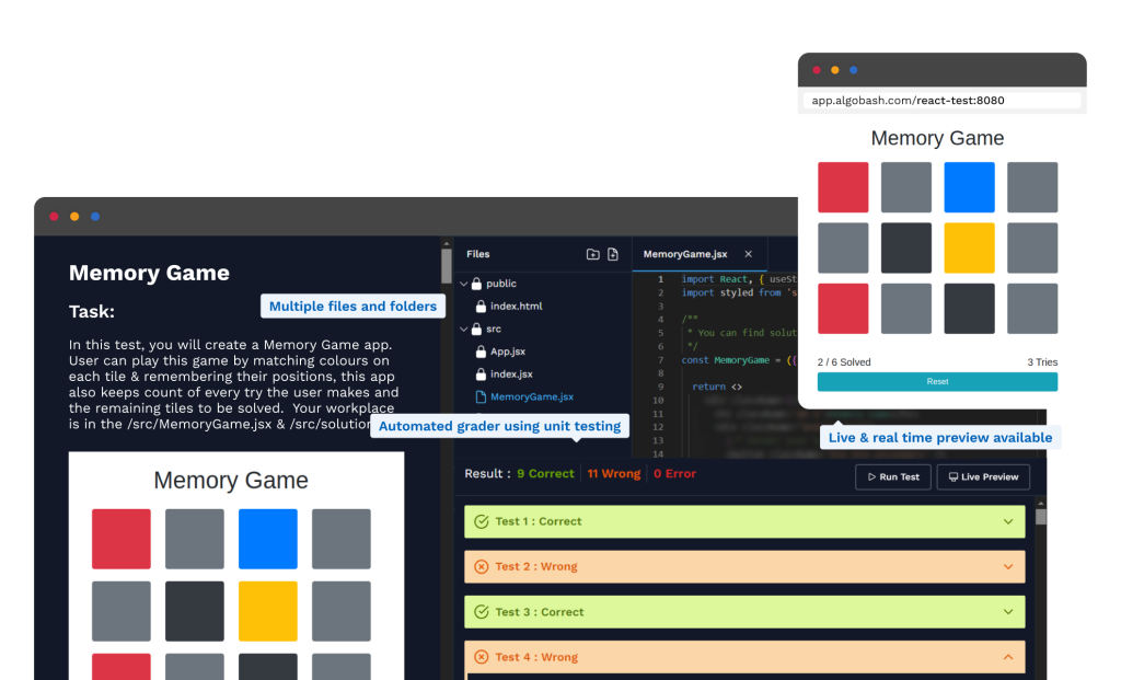 Coding Test - Algobash